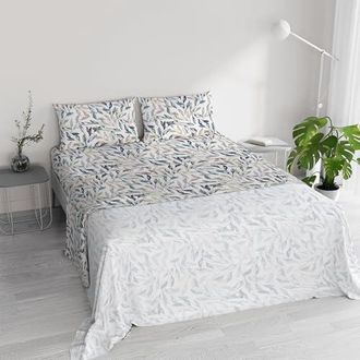 Italian Bed Linen Bettwäsche-Set Ida für Doppelbett aus Baumwolle, Design: Vesta, hergestellt in Italien