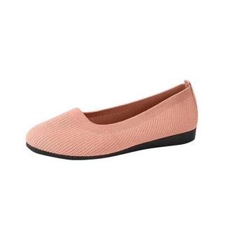 Generic Ballerines plates en tricot respirant pour femme - Couleur unie - Tendance - D&eacute;contract&eacute;e - Confortable - Classique - Chaussures habill&eacute;es - Pour le t