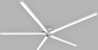 Briloner Briloner Leuchten LED Deckenleuchte, Deckenlampe 5-flammig, 4 Arme schwenkbar, 2.400 Lumen, 3.000 Kelvin (warmweiß), 24 Watt, Aluminiumfarbig, 747x710