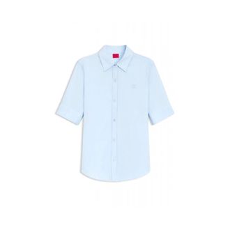HUGO BOSS Homme, Chemises, Bleu, Taille: 2XS The Oversize Shirt