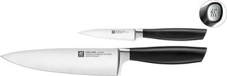 Zwilling Zwilling All * Star Messerset 2-tlg, Silber Kochmesser K&uuml;chenmesser Eisgeh&auml;rtete FRIODUR Klinge