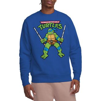 Teenage Mutant Ninja Turtles Unisex TMNT Retro Leo Crew Sweatshirt, k&ouml;nigsblau, XL