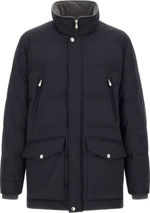Brunello Cucinelli Goose Down Quilted Down Jacket - Black