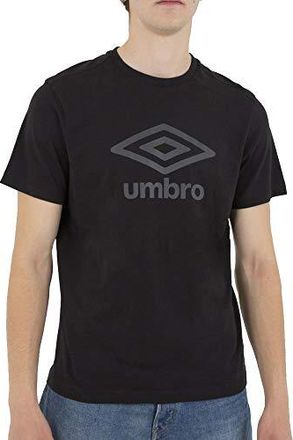 Umbro T-Shirt Coton Big Logo Homme, T-Shirt, Noir 19h, 2XL