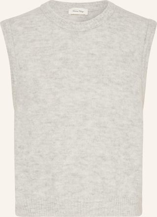 American Vintage American Vintage Pullunder Vitow Mit Alpaka grau