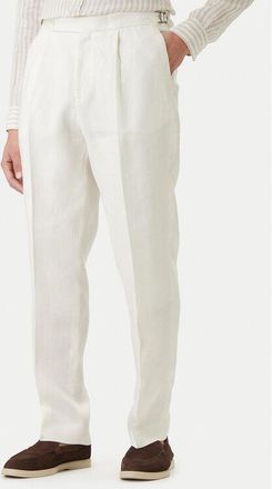 HUGO BOSS Stoffhose H-Perino 50563231 Wei&szlig; Relaxed Fit