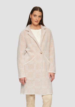 s.Oliver Cardigan Strickjacke Kuscheliger Strickmantel in Jacquard-Optik