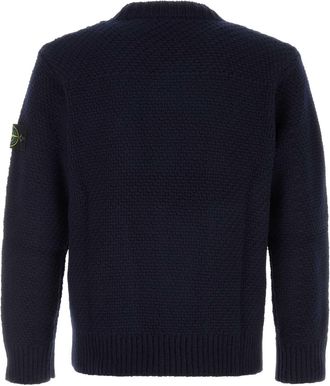 Stone Island Neck Sweater - Navy