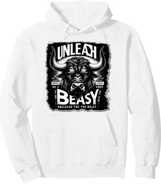 Raging Bull Wunderliches Fury-T-Shirt-Design Pullover Hoodie