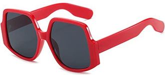 Generic Lunettes de soleil tendance 2025 pour hommes et femmes pour les vacances en plein air (couleur : E, taille : moyen)