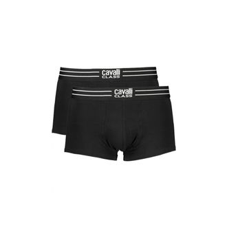 Cavalli Homme, Sous-v&ecirc;tements, Noir, Taille: S Bi-Pack Boxer