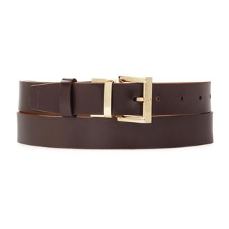 Kazar Doppelseitiges Lederband in Braun - - Accessories - Damen - Braun - 80 CM