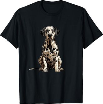 Whyitsme Design Dalmatiner Hund Illustration T-Shirt