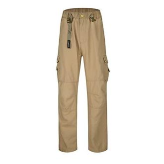 Generic Jean cargo pour homme - Pantalon de travail baggy - Pantalon cargo respirant - Pantalon de jogging - Pantalon de randonn&eacute;e - Jambes larges - Pantalon 