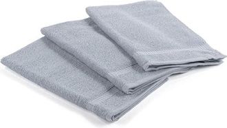 Caleffi 2-teiliges Handtuchset 100% Baumwolle Frottee - 1 Handtuch 50x100 cm + 1 Gästetuch 40x60 cm, Weich & Saugfähig