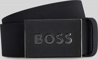 HUGO BOSS G&uuml;rtel aus echtem Leder Modell BOSS_ICON