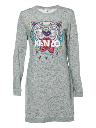 Kenzo Mnikileid mit Tigerstickerei - Grau