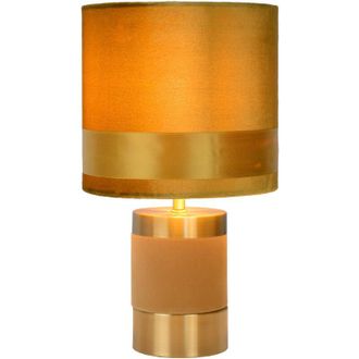 Lucide Frizzle. Lampe de tab.-Jaune