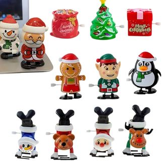 Generico Kleines Weihnachtsseilspielzeug, 12-teilig, mechanisches Festival, mechanisches Kettenspielzeug f&uuml;r Weihnachten, f&uuml;r Familientreffen, Klassenzimmer, K