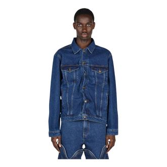 Y / Project Wire Jeansjacke - - Jackets - Herren - Blau - L