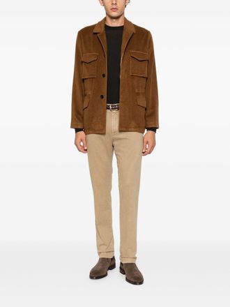 Boglioli Camel Hair Brushed Jacket - Brown
