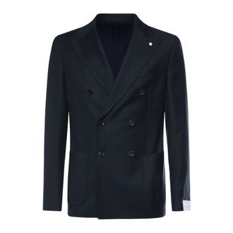 Lubiam Blazers - - Jackets - Herren - Blau - XL