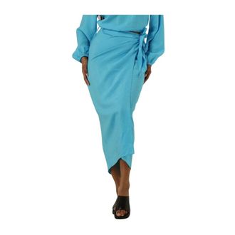 Envii Blaue Midi-Rock Enmallorca 6891 - - Skirts - Damen - Blau - XS