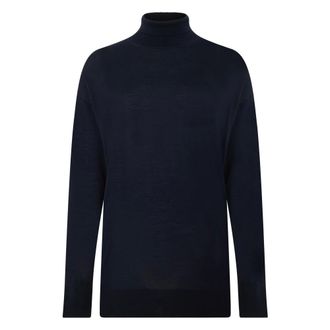 Max Mara Femme, Pulls, Bleu, Taille: 36 FR Pull &agrave; col roul&eacute;