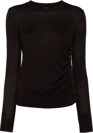 Pinko Pinko, Femme, Pulls, Brun, Taille: 40 FR Diraspatura Wool Top