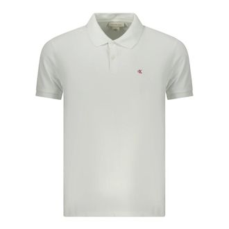 Calvin Klein Homme, Tops, Blanc, Taille: XL Polo Chemises