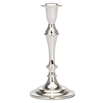 Silberkanne Kerzenleuchter Peguera (H 21,5 cm) | Premium Silber Plated versilbert | Edles Geschenk mit Box