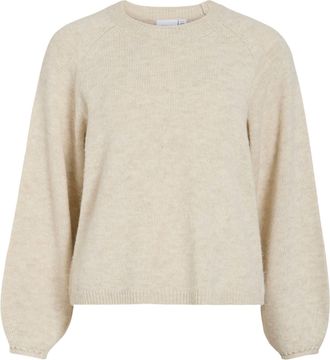 Vila Visapna O-Neck L/S Knit Top/Pb