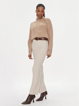 Calvin Klein Rollkragenpullover K20K206014 Beige Relaxed Fit