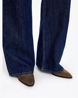 Arket Stiefelette Aus Veloursleder -Braun