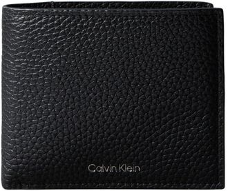Calvin Klein Herren Foil Emboss Ew Billfold W Coin Lv04D1138G Geldb&ouml;rsen, Black (Black)