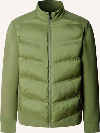 Hackett Sweatshirt Hs Ultra Hybrid Fz gruen