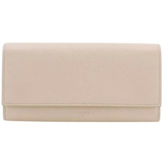 Celine Portefeuille long Pre-owned (bi-fold) - Femme - Pre-owned - Beige - Taille: ONE Size