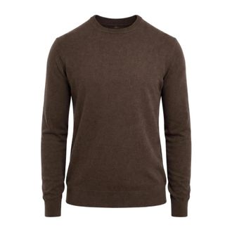 FILIPPO DE LAURENTIIS Langarm-Pullover mit Rundhalsausschnitt - - Knitwear - Herren - Braun - XL