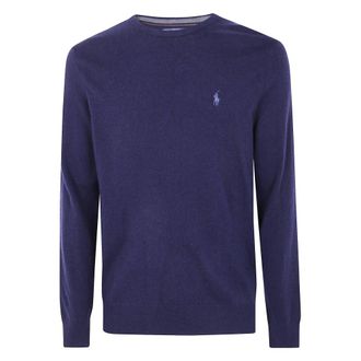 Polo Ralph Lauren Stilvoller Langarm-Pullover - - Knitwear - Herren - Blau - S