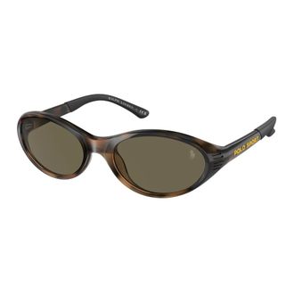 Polo Ralph Lauren Homme, Accessoires, Brun, Taille: 56 MM Oval Lunettes de soleil