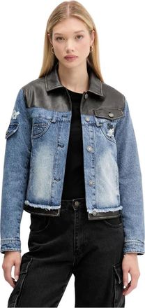 Desigual Femme, Vestes, Bleu, Taille: 38 FR Constra Jacket