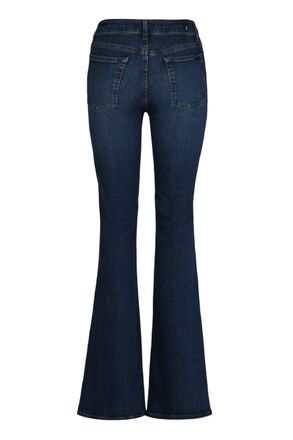 7 For All Mankind Womens Bootcut Jeans Moonwater Cotton Flared