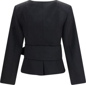 Jacquemus Tailored Wool Blazer - Black