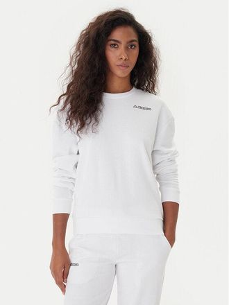 Kappa Sweatshirt Logo Fekka 371M5EW Wei&szlig; Regular Fit