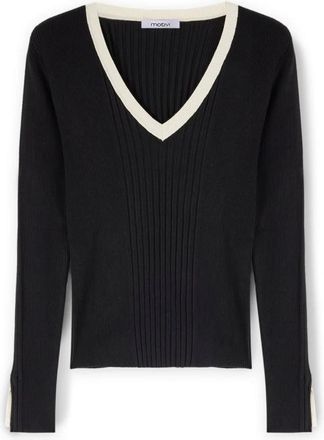 Motivi Damen, Strickwaren, Schwarzk, MGr&ouml;&szlig;e