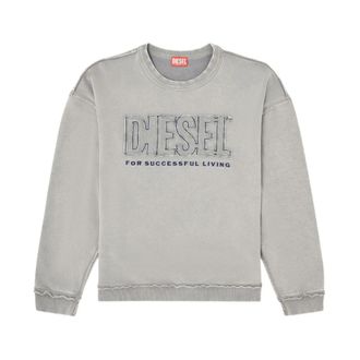 Diesel S-Boxt Raw V1 - - Sweatshirts & Hoodies - Herren - Grau - S