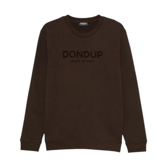 Dondup Regular Crew Neck Sweatshirt - - Sweatshirts & Hoodies - Herren - Braun - 2XL