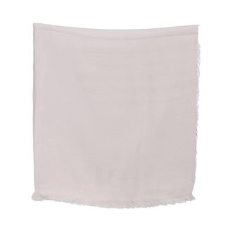 Max Mara Femme, Accessoires, Blanc, Taille: ONE Size Foulard Orli Sfrangiati