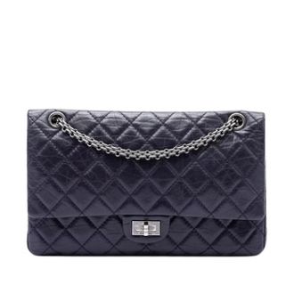 Chanel Pre-owned Vintage Double Flap Schultertasche - - Pre-owned - Damen - Lila - ONE SIZE
