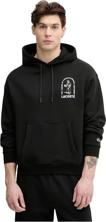 Lacoste Homme, Sweatshirts et sweats &agrave; capuche, Noir, Taille: S SweaT-shirts &agrave; capuche